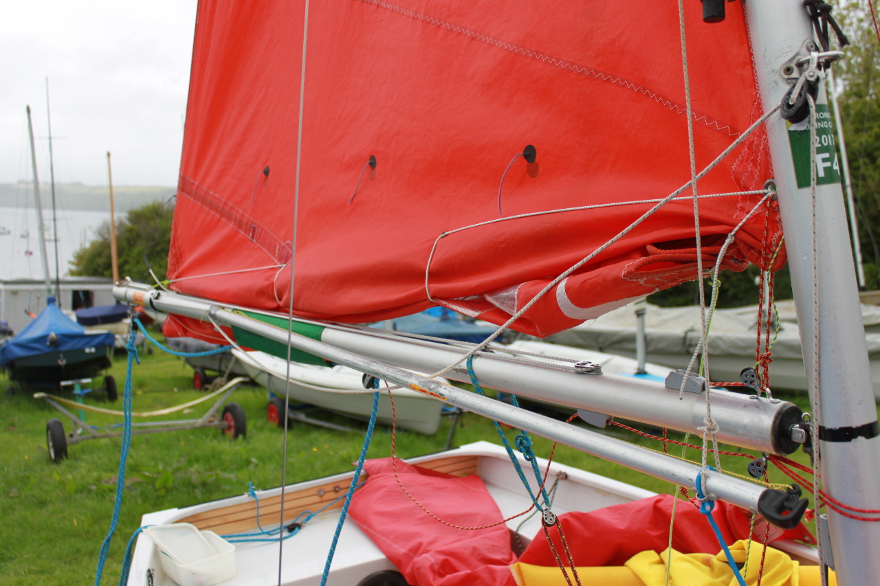 Reefing the mainsail