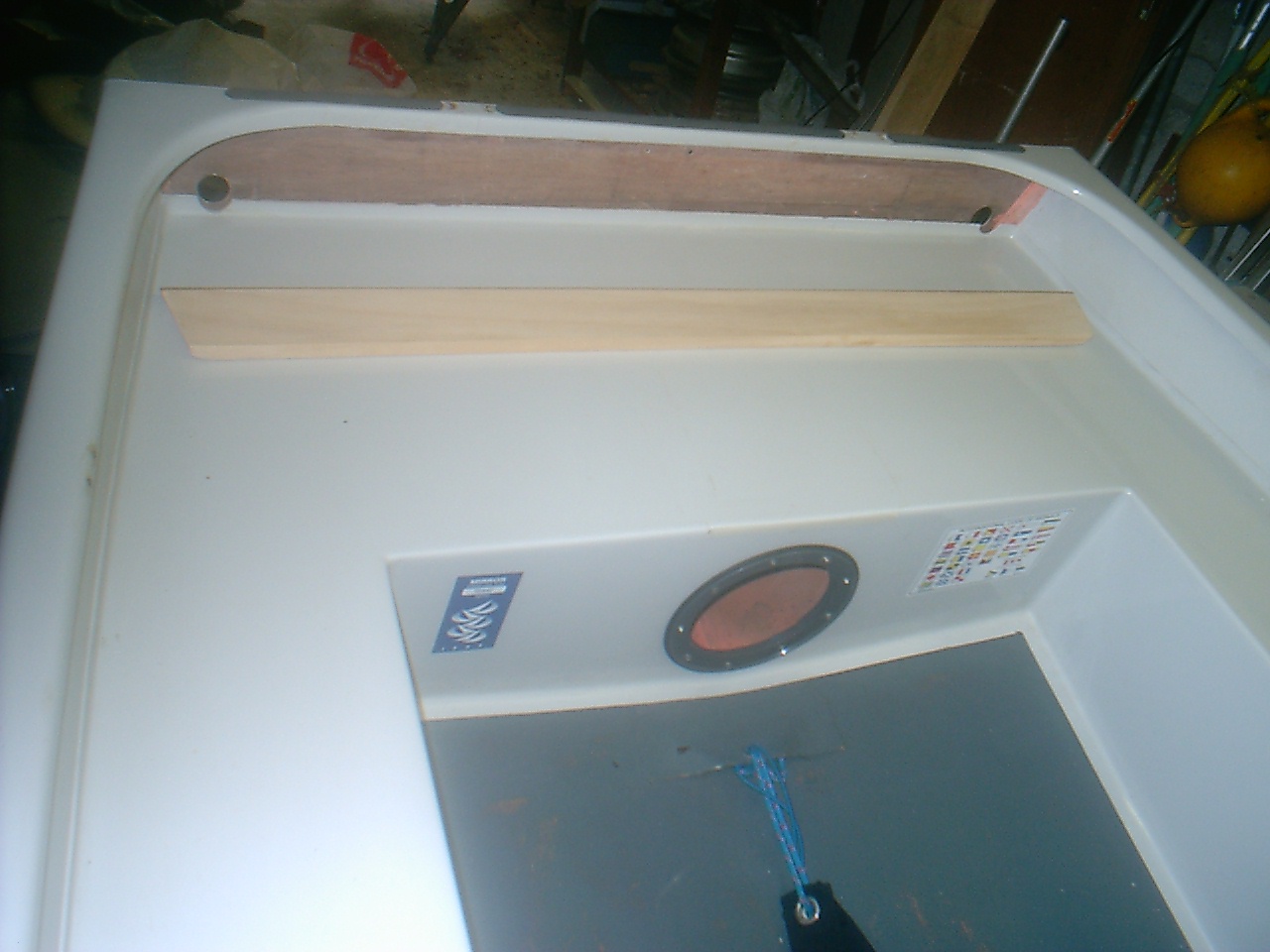 Trident-UK - de-laminated transom doubler