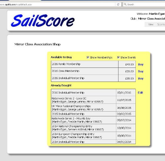 Membership 2023 & SailScore